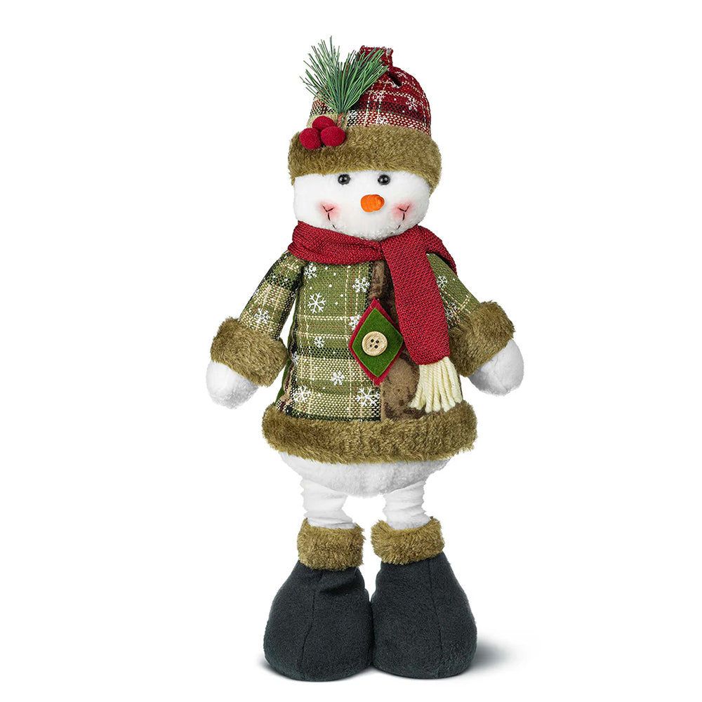 Extendable Legs Snowman christmas Table and home Décor, 2.5 feet heigh